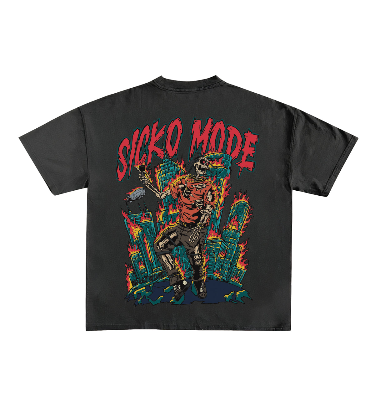 Sicko Mode Designed Oversized Tee – Beliore